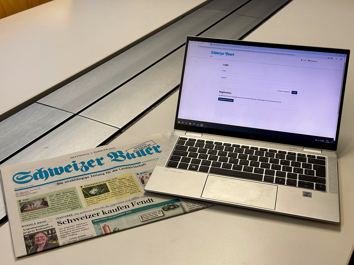 Neues Online-Login für den Schweizer Bauer: Alle digitalen Angebote mit ...